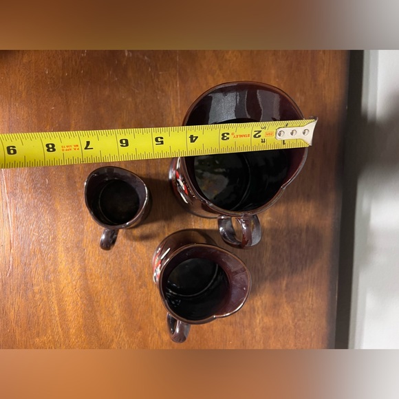 Kitchen | Vintage Redware Rooster Pancake Pitcher Set | Poshmark